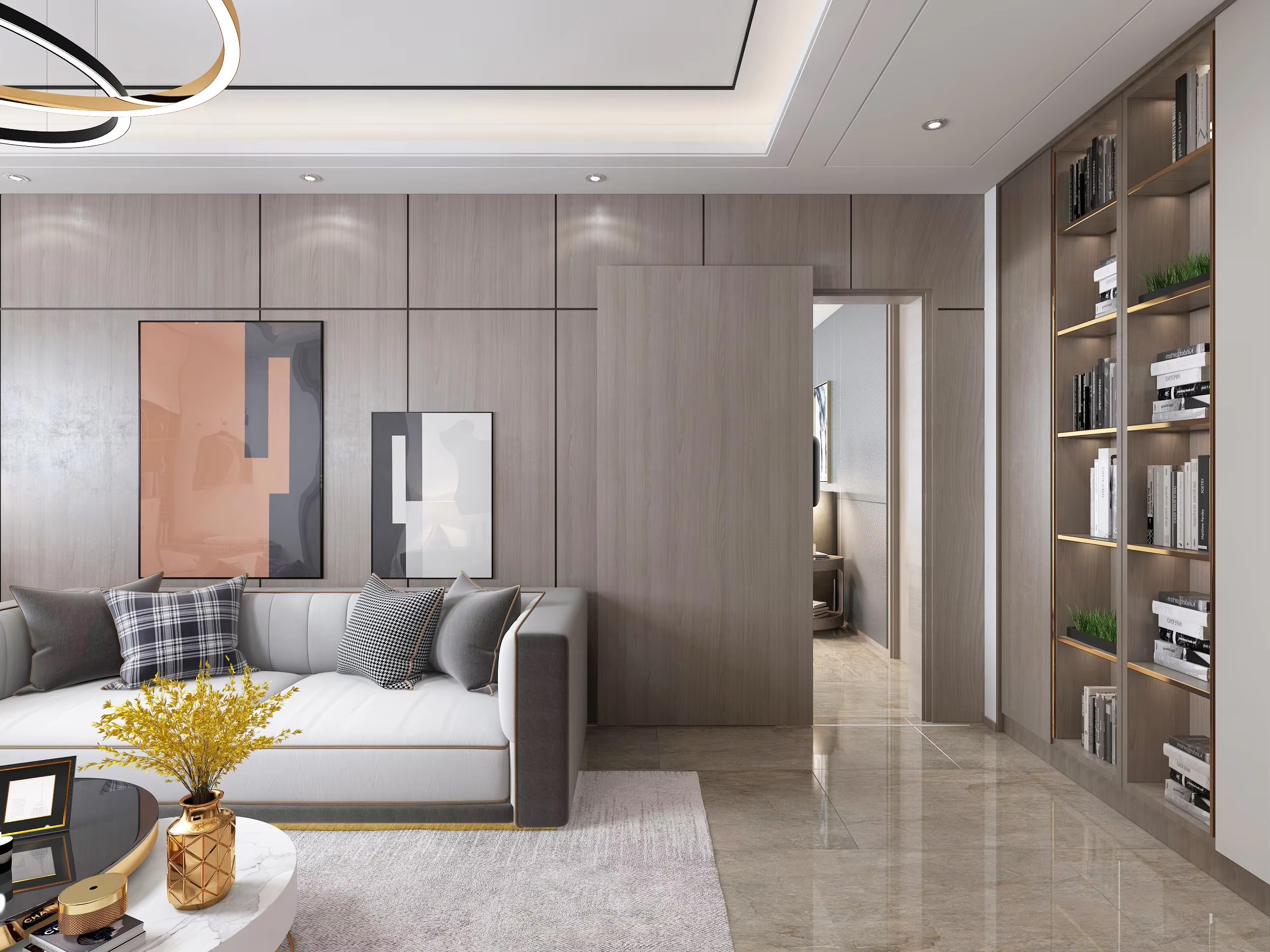 Hidden Track Ghost Sliding Door | Modern Invisible Hardware Indoor ...