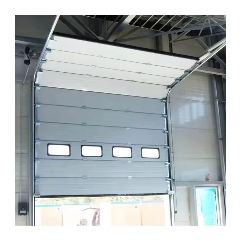 Portes sectionnelles industrielles à enroulement automatique pour ...