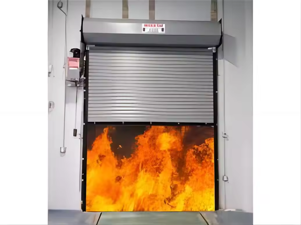 Industrial Warehouse Automatic Fire Shutter Door High Quality Automatic ...