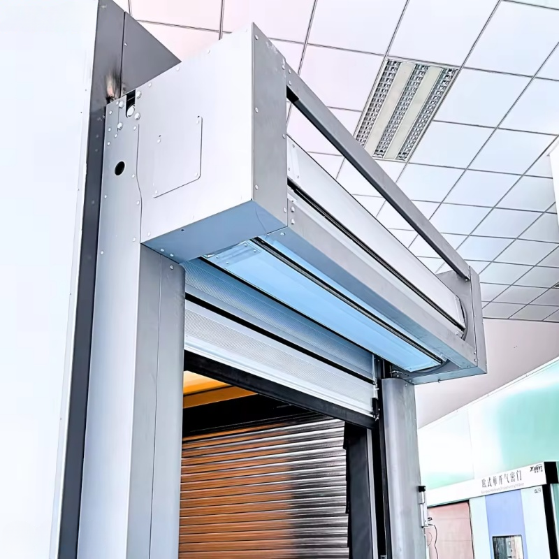 Automatic Rolling Door Motor Shutter Garage Door Metal Industrial Doors ...