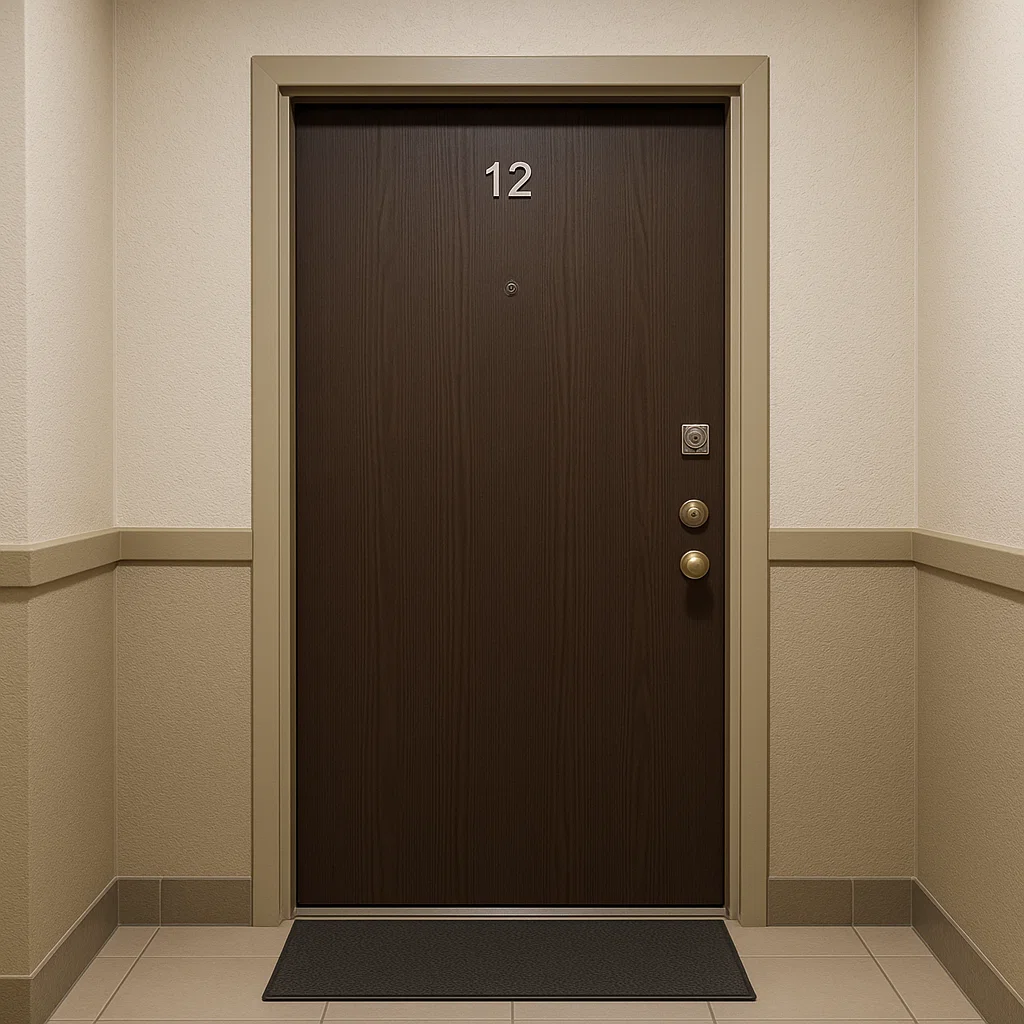 7 Stylish Apartment Entrance Door Ideas to Enhance Curb Appeal | Modern & Secure Designs