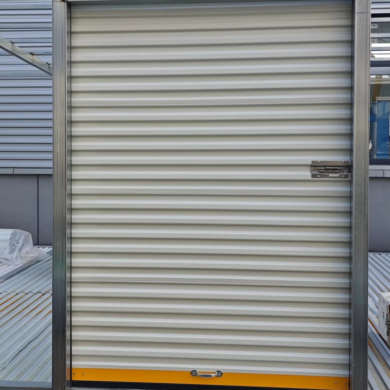 Porta de enrolar automática de aço industrial à prova de vento para ...