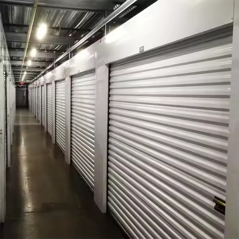 Porta de enrolar automática de aço industrial à prova de vento para ...