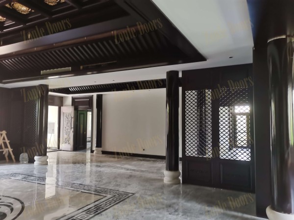 Modern Chinese Wooden Wall & Ceiling Project for High-End Residences ...