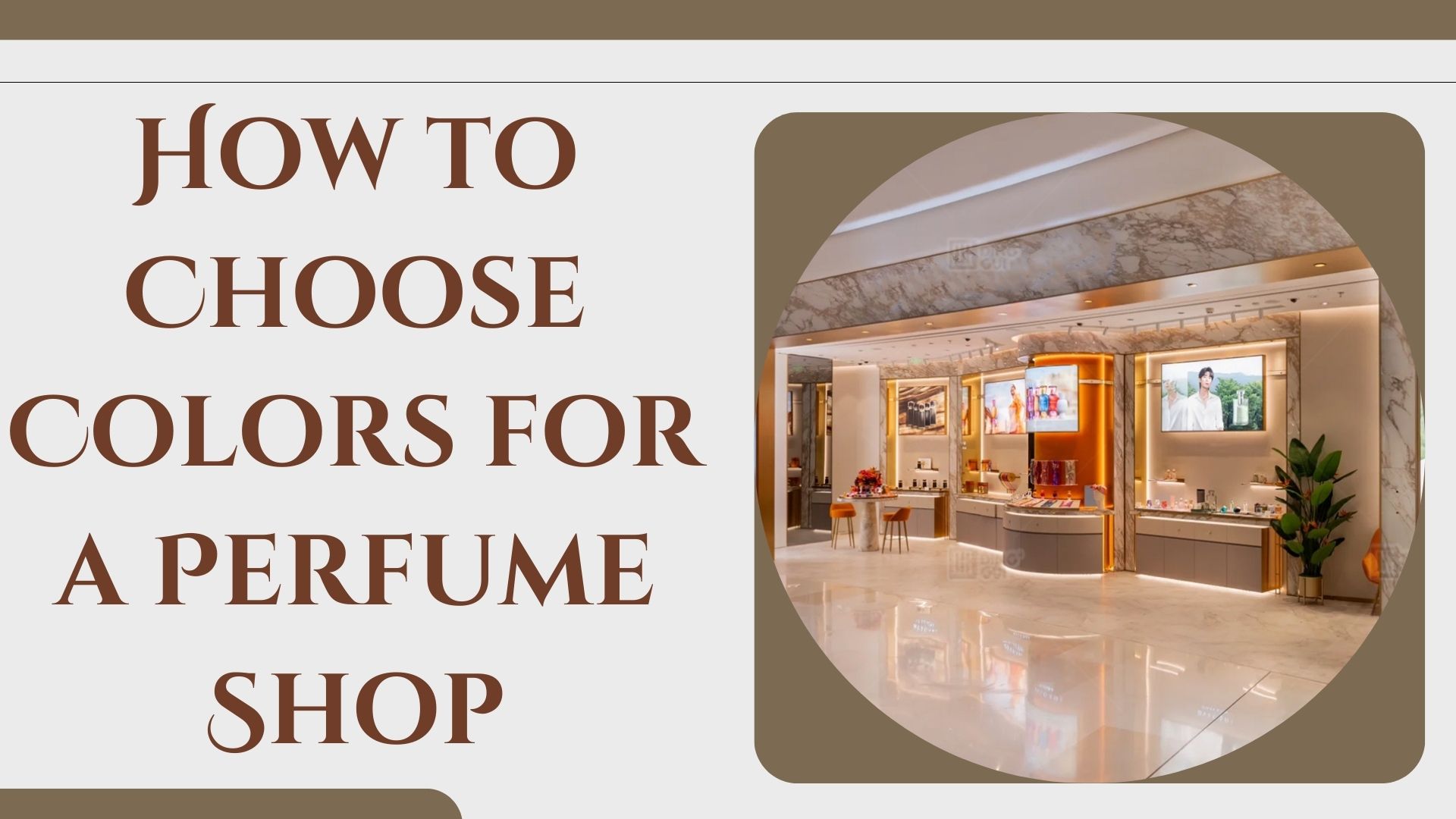 How to Choose Colors for a Perfume Shop? | DG Display Showcase