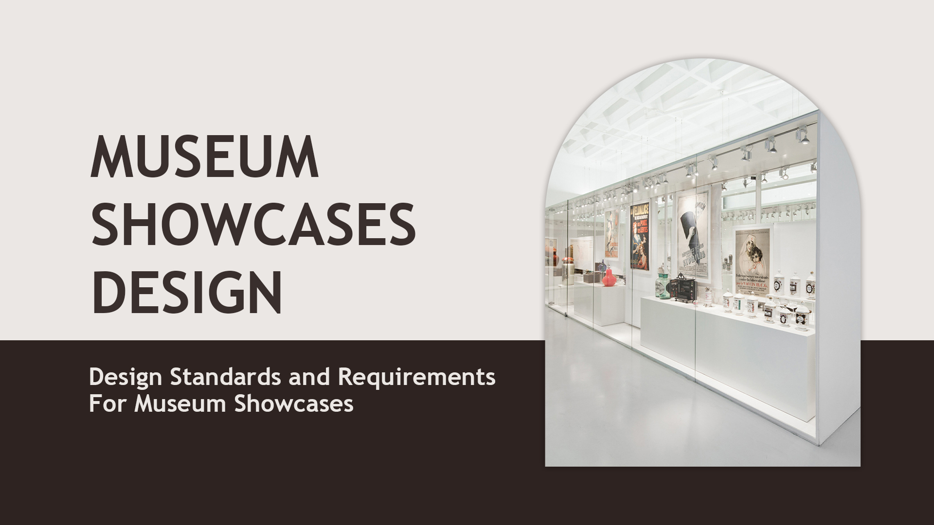 Designatio et Requisita pro Vitrinis Musealibus | DG Vitrina Exhibitionis