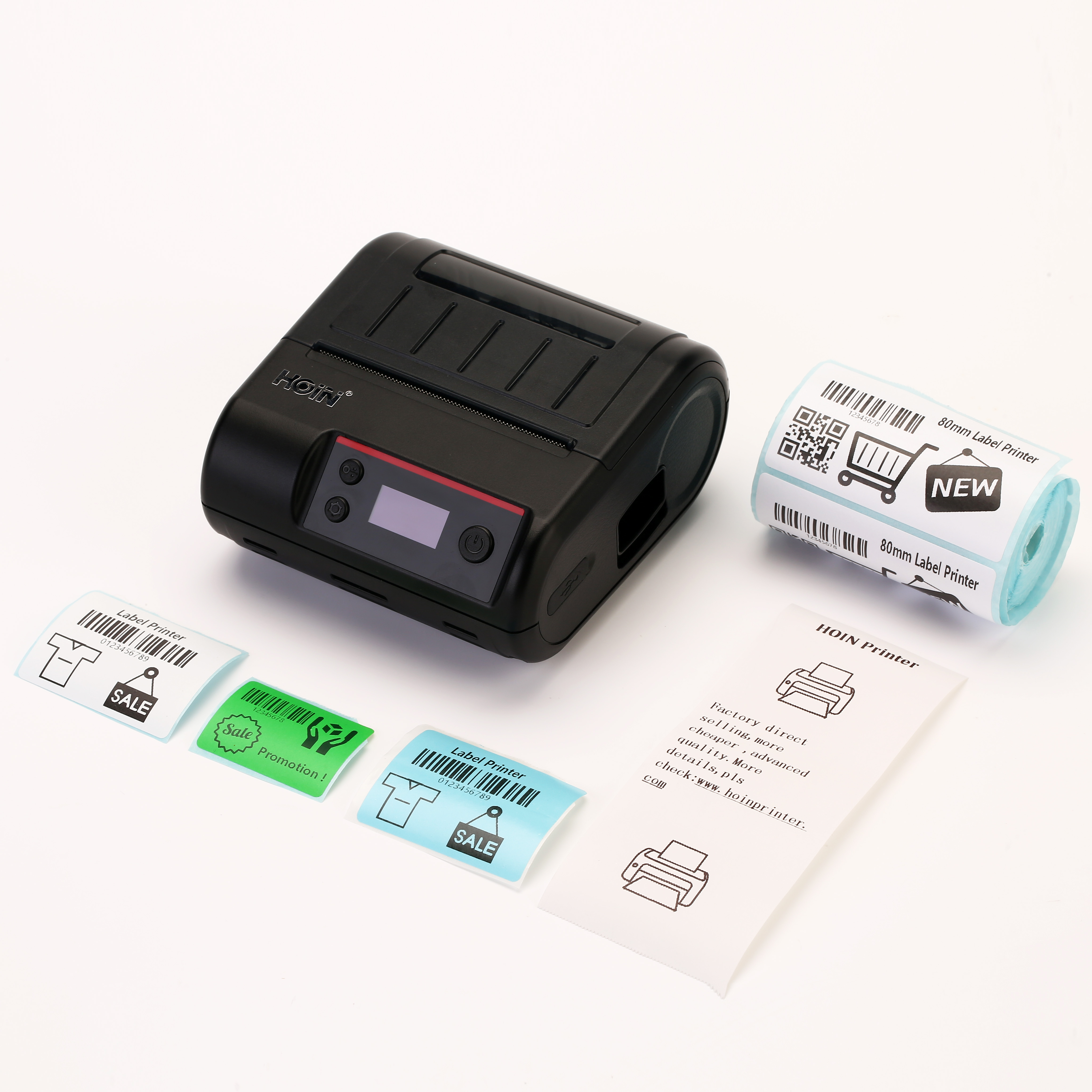 Mobile Bluetooth Portable Label Printer 2 in 1 Label Or Receipt Printer ...