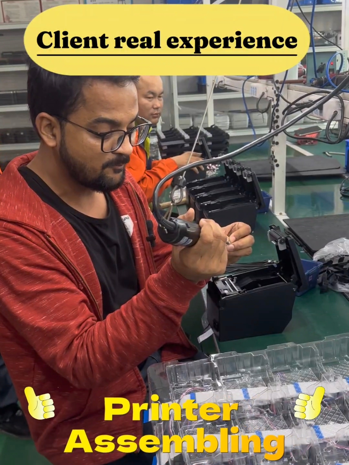 Check Hoin Thermal Printer Assebly Production--Client Real Experience ...