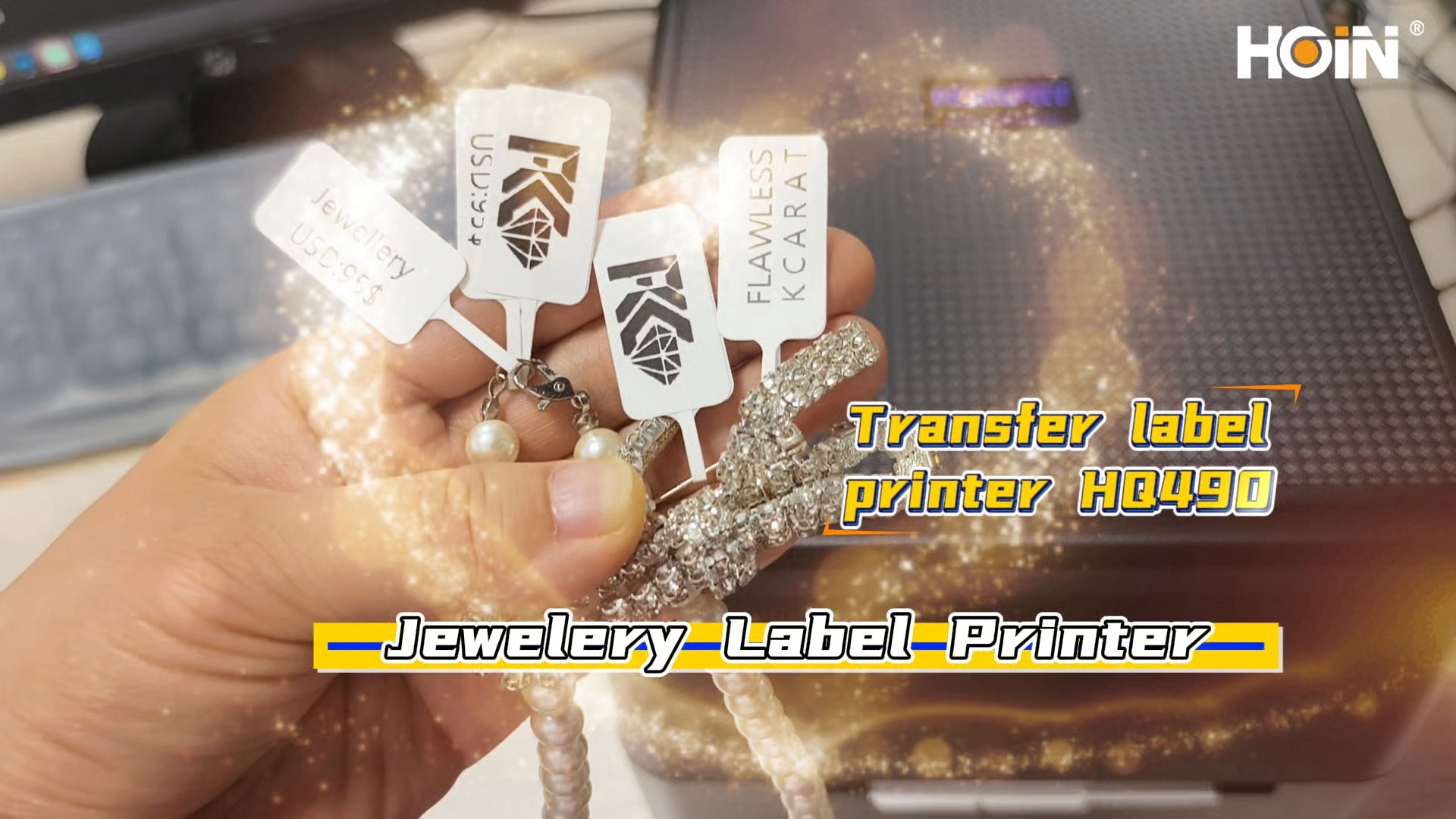 Jeweley Label Printer HQ490,support Customised Logo Printing,company ...