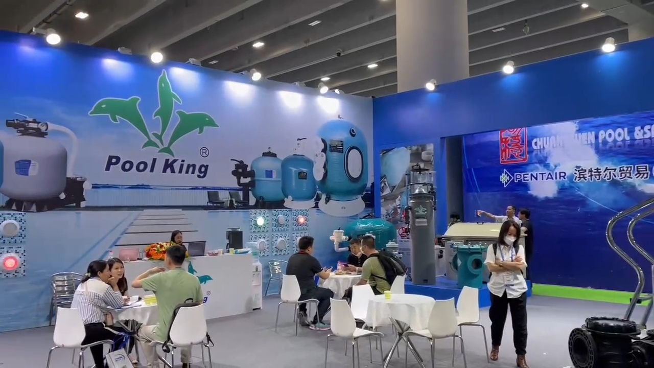 Poolking Attended a Wonderful Pool Show to Display New Sand Filters