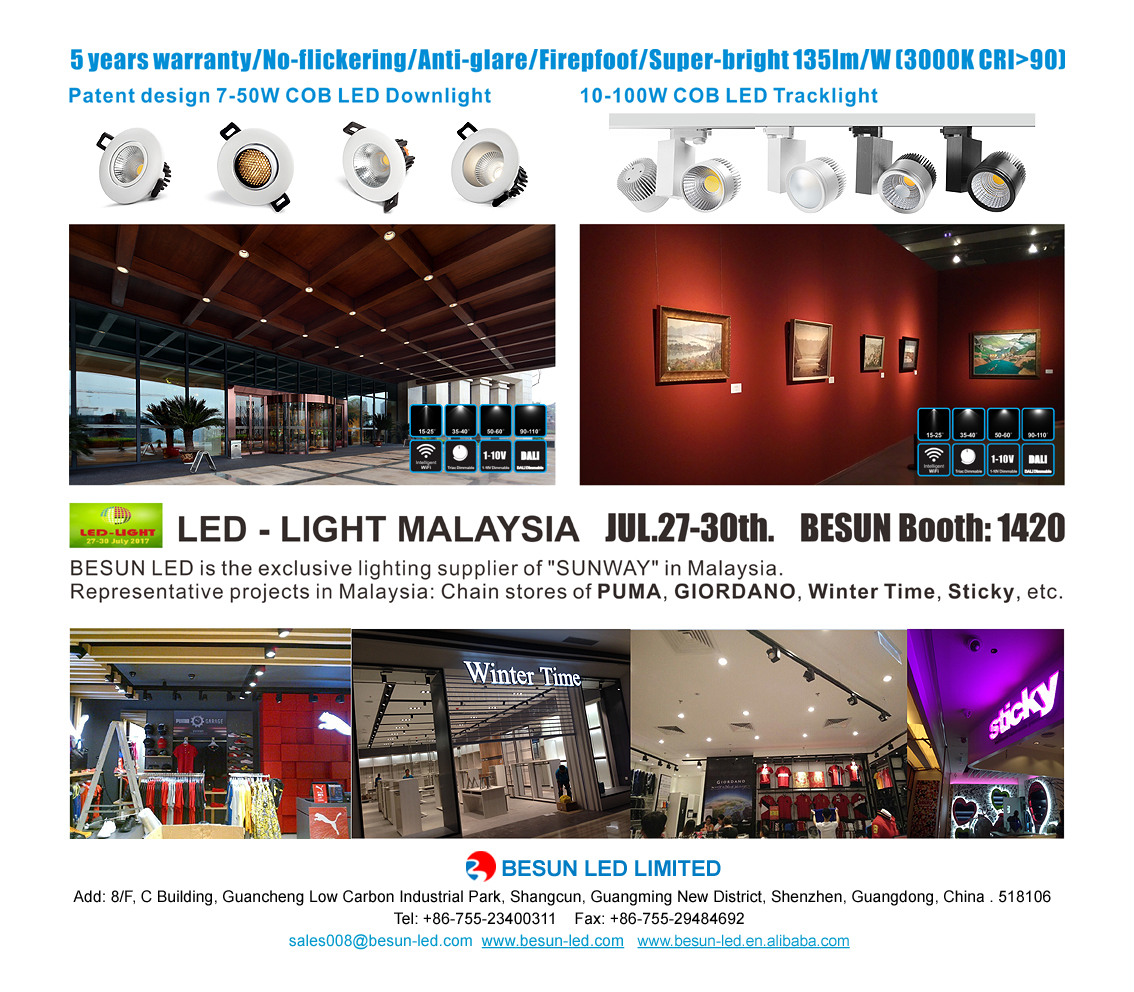 LED-LIGHT MALAYSIA 2018 | BESUN LED