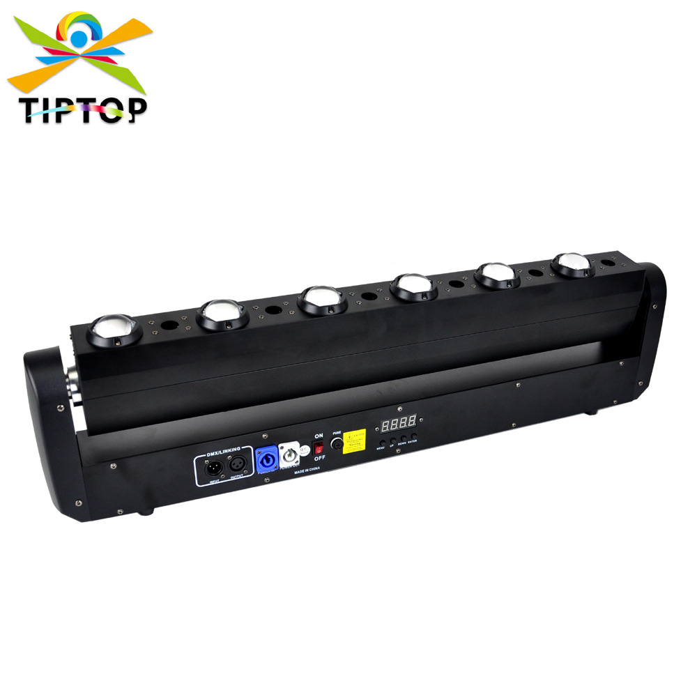 6-in-1 Laser-RGB-Farbmischung & Rotlicht-Effekt-Moving-Head | TIPTOP Light