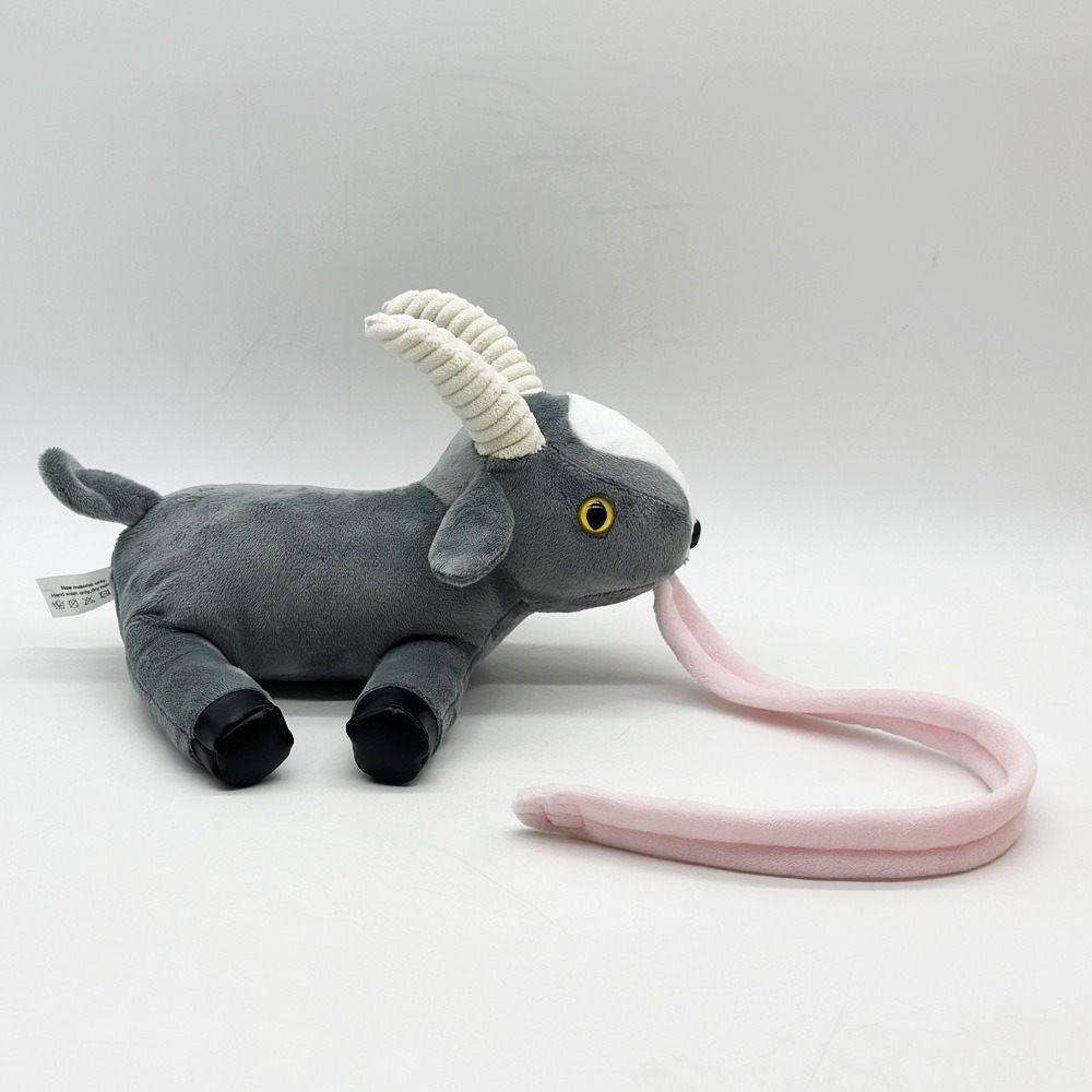 20cm Goat Simulator Plush - Iconic Long Tongue Goat Stuffed Animal ...