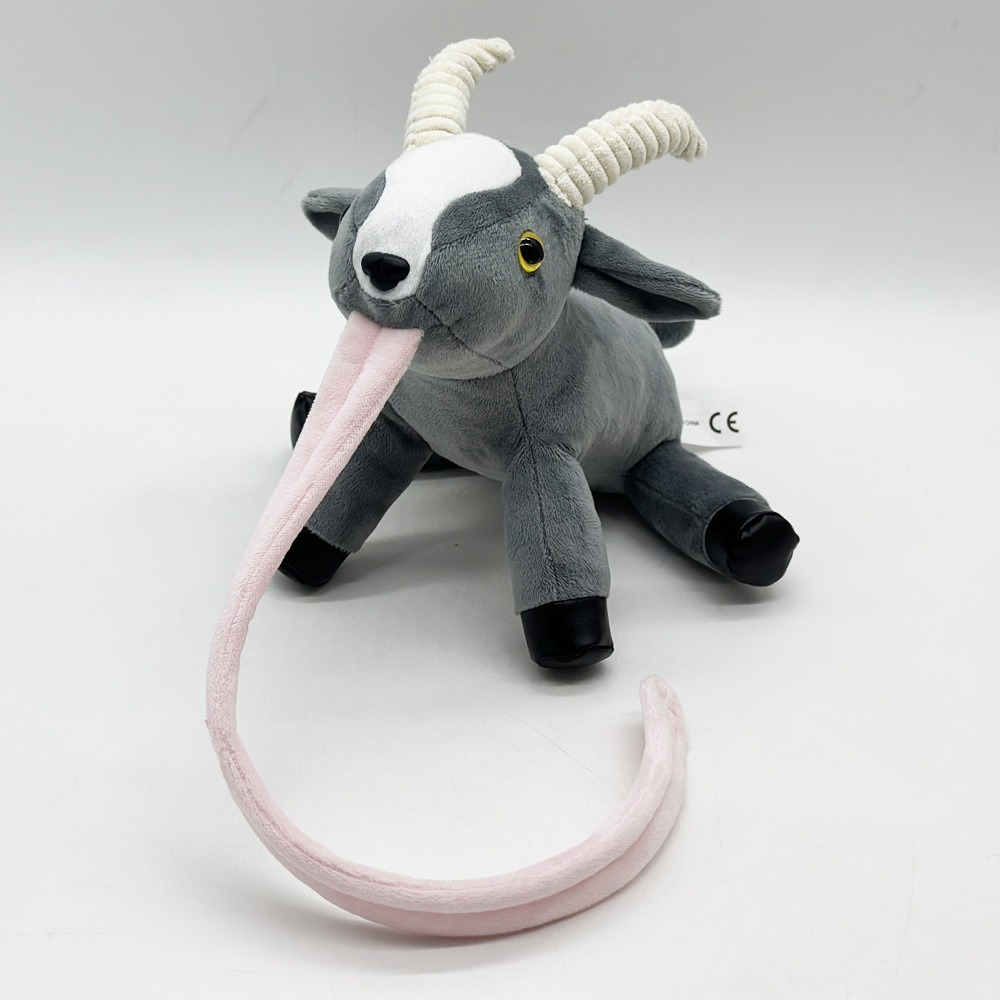 20cm Goat Simulator Plush - Iconic Long Tongue Goat Stuffed Animal ...
