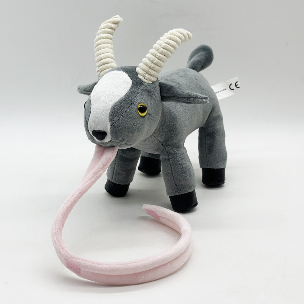 20cm Goat Simulator Plush - Iconic Long Tongue Goat Stuffed Animal ...
