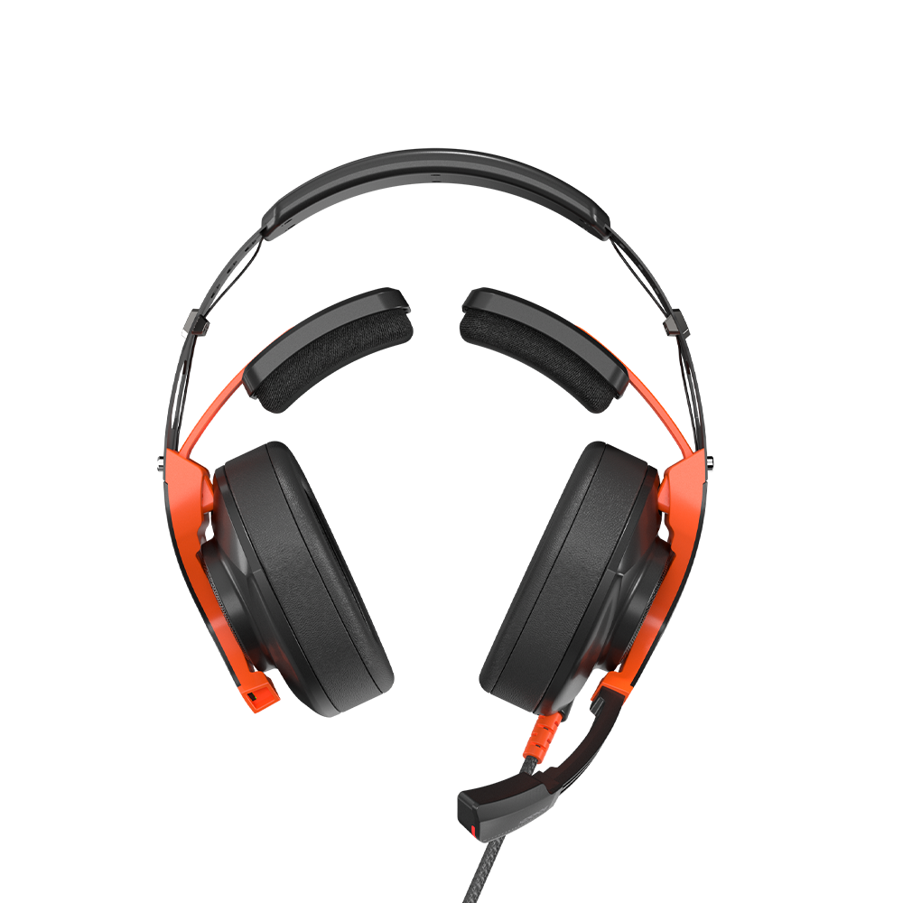 RGB BACKLIT BLACK GAMING HEADSET - Meetion
