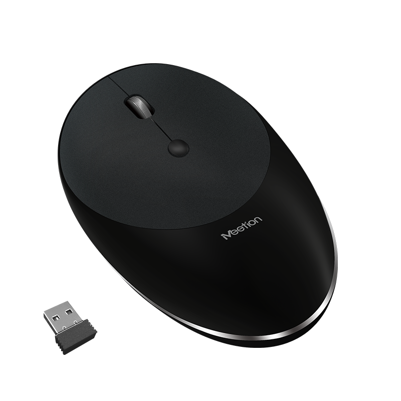 Mini Wireless Mouse and Keyboard Rechargeable Wireless Mouse by - Meetion