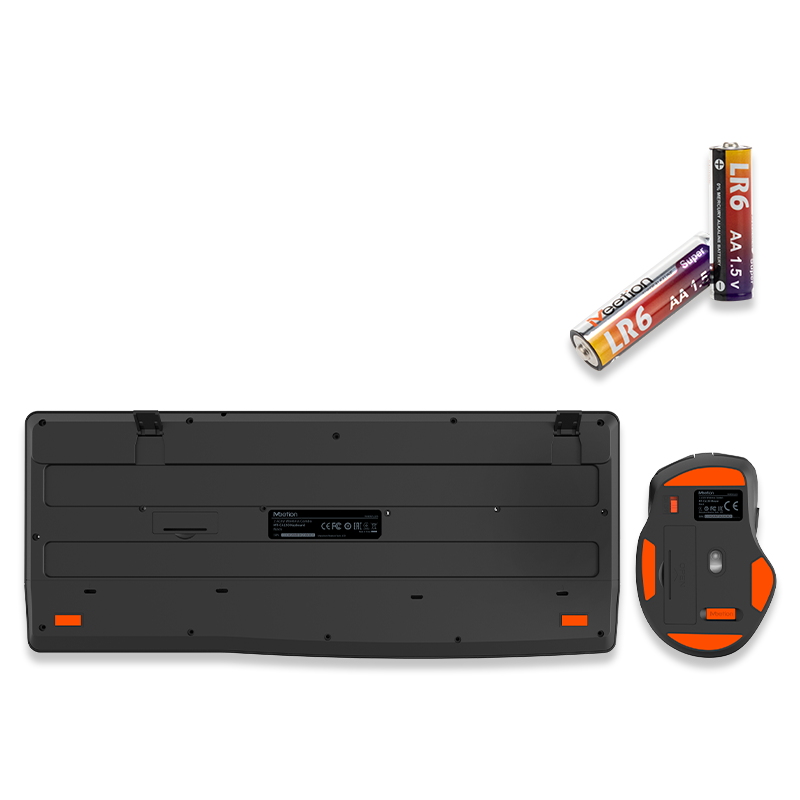 Wireless Ergonomic Keyboard Mouse Combo - Meetion