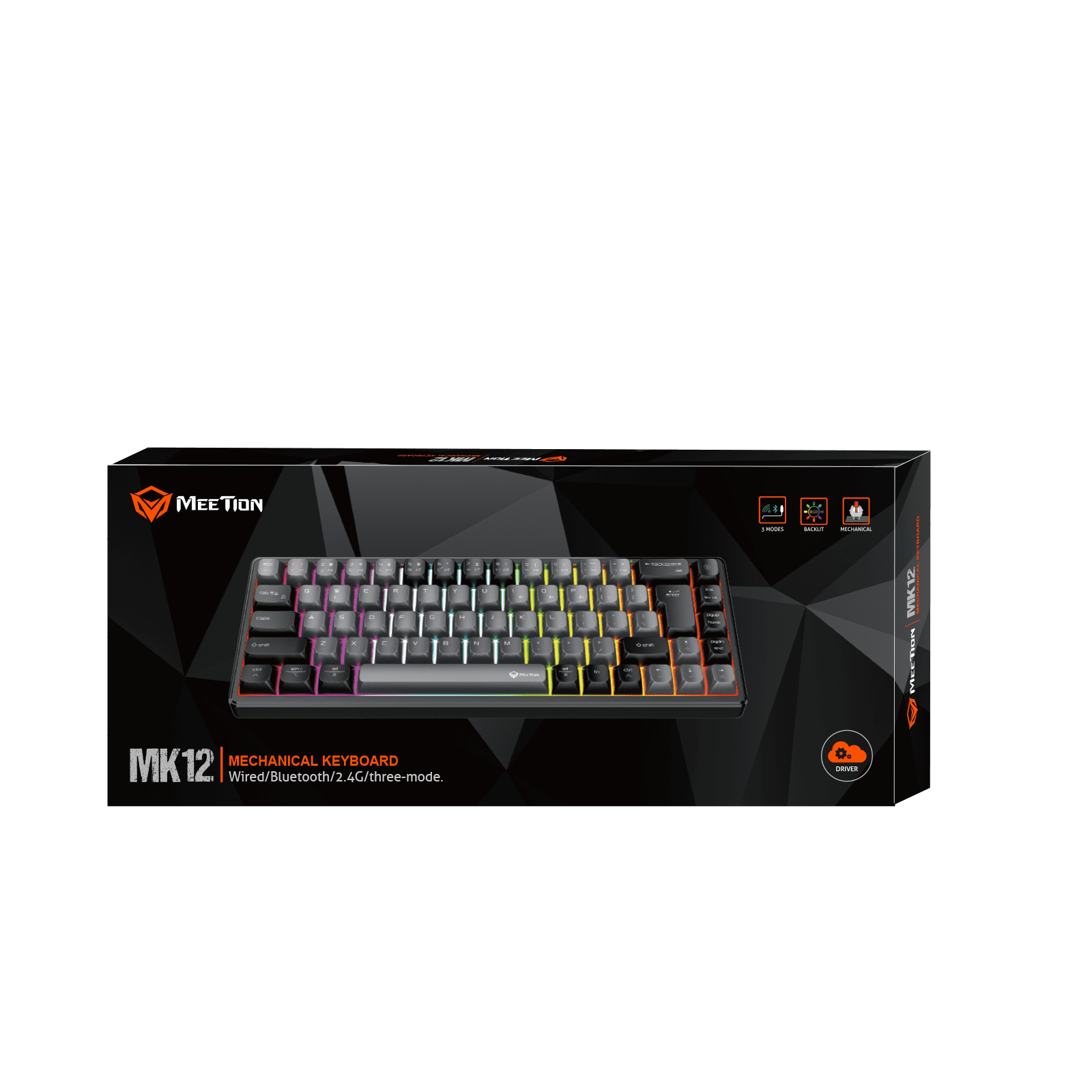 Discover the MK12 Mechanical Keyboard: Wireless Tri-Mode, RGB Backlit ...