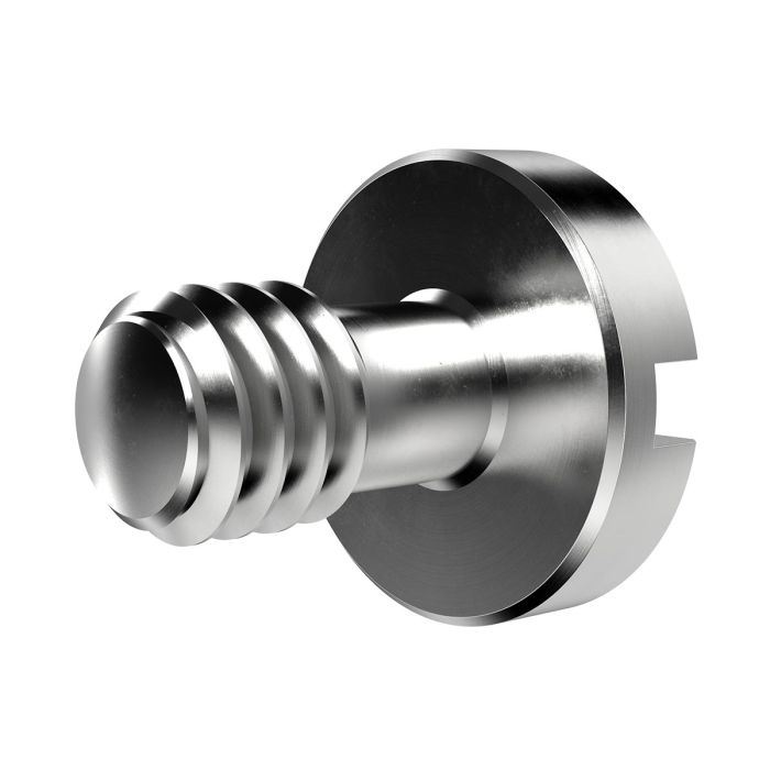 High Polished Stainless Steel Knurled Captive Thumbscrew Bolt