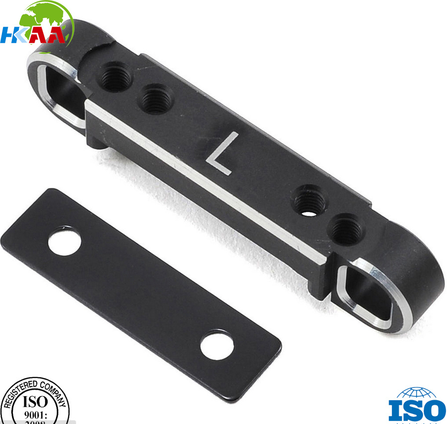 CNC Milling Black Anodized Aluminum Rear Suspension Mount Motorcycle Parts