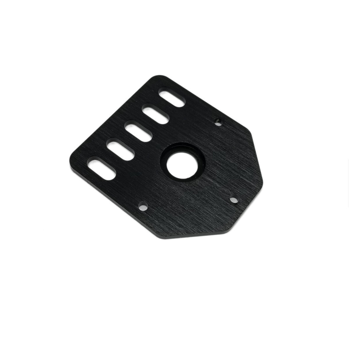 Black Anodized Aluminum Threaded Rod Plate for Stepper Motor