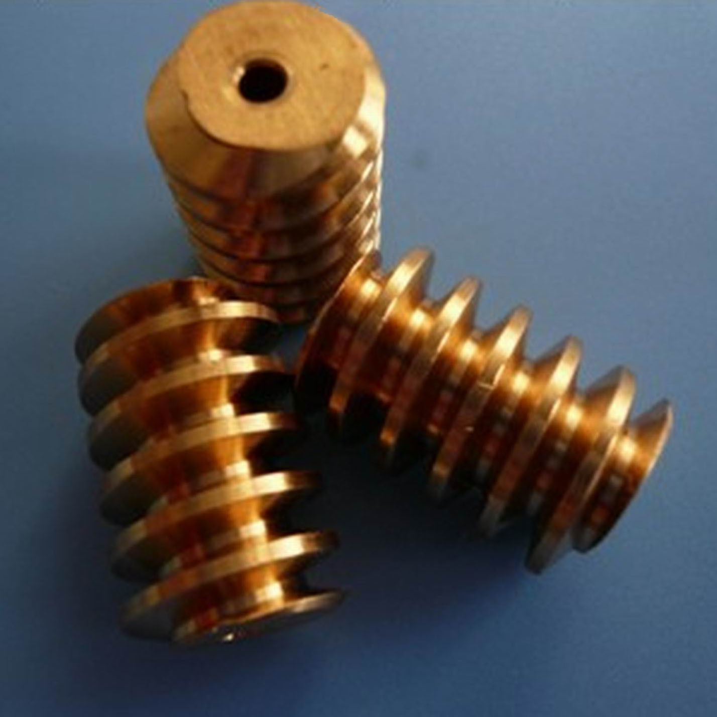 Precision Machined Steel Worm Gear Shaft, Worm and Shaft