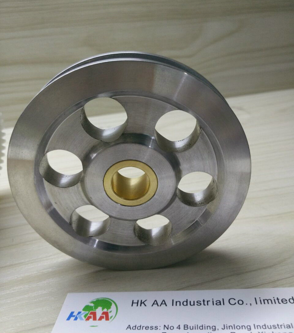 OEM Custom CNC Machining Aluminum V-Belt Pulley Manufacturer