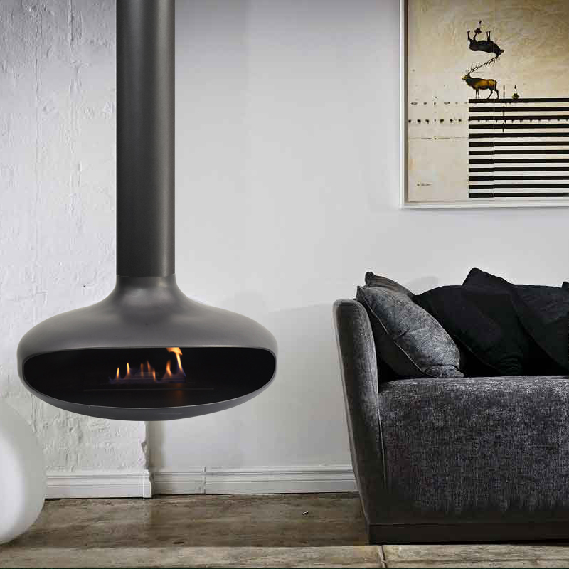 Ceiling Mounted Ethanol Fireplace - Art Fireplace