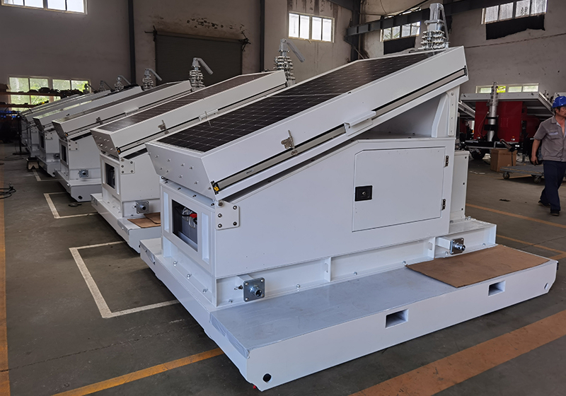 Mobile Solar Skid Light Tower - BIGLUX