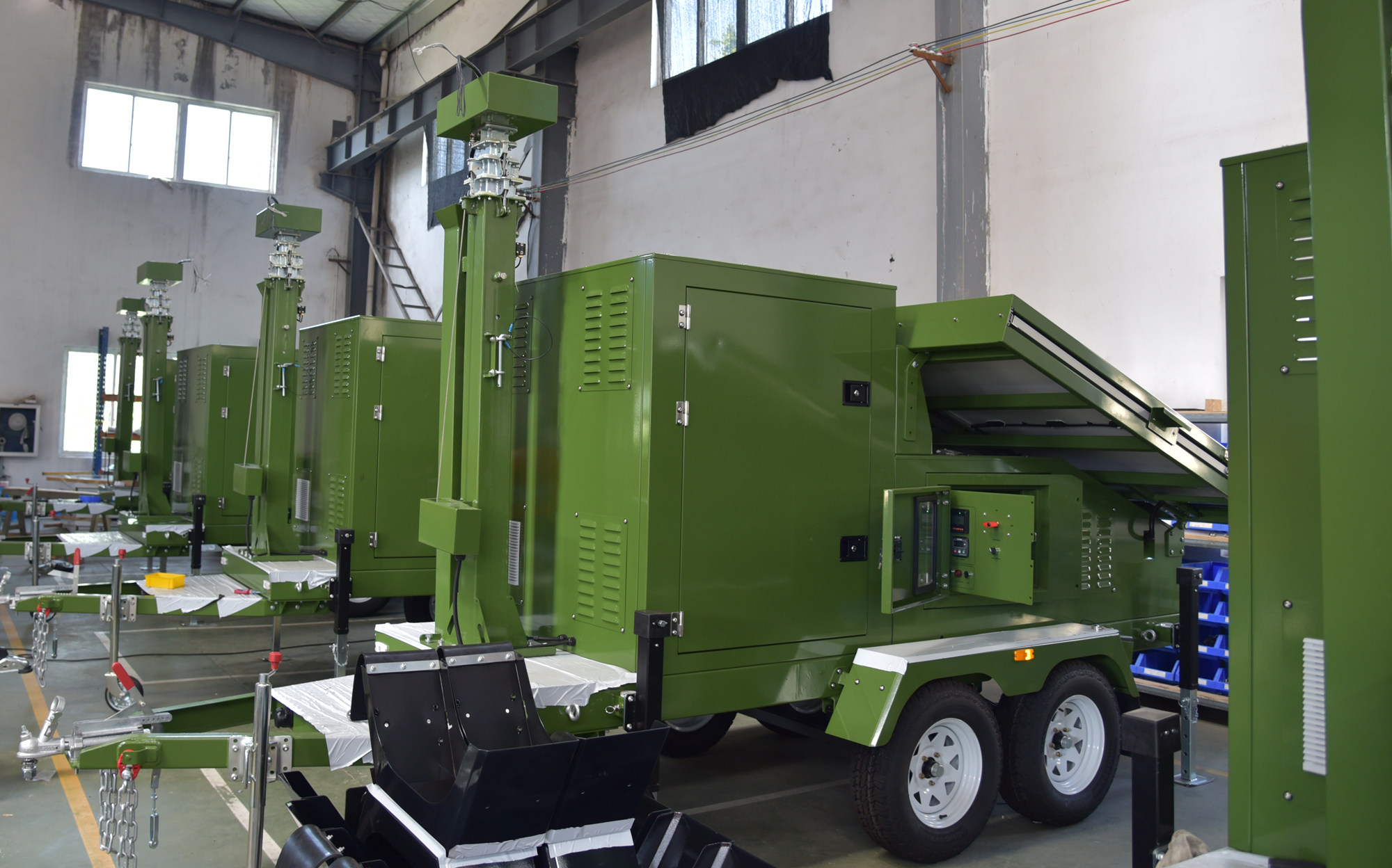 Mobile Military CCTV Trailer - BIGLUX