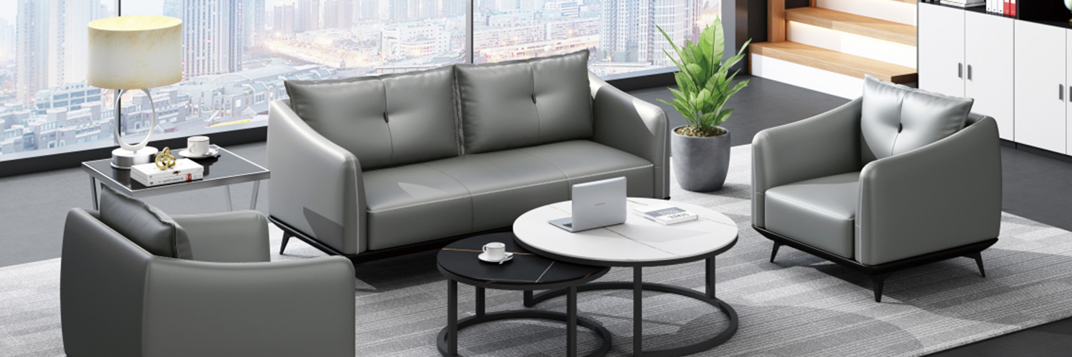 Modular Office Sectional Sofa Set with Customizable Seating