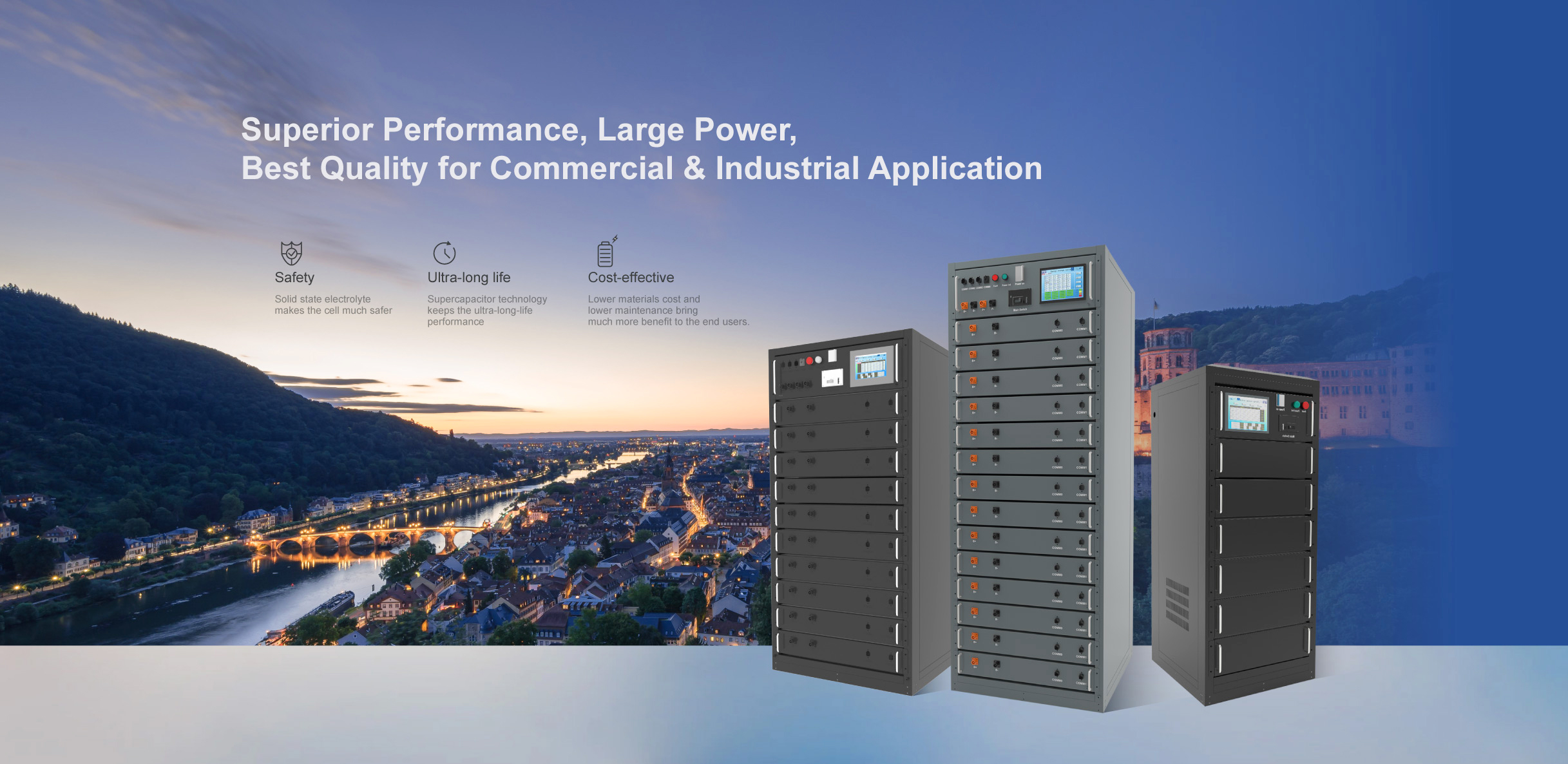 Graphene Supercapacitor Battery Manufacturer & Supplier - GTCAP Graphene Energy Storage System