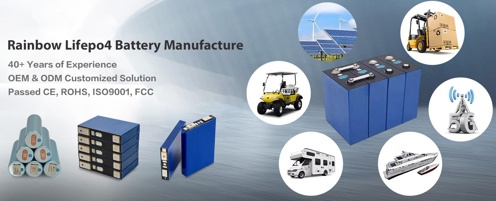 Rainbow - Custom Lifepo4 Battery Cell, Portable Power Station ...