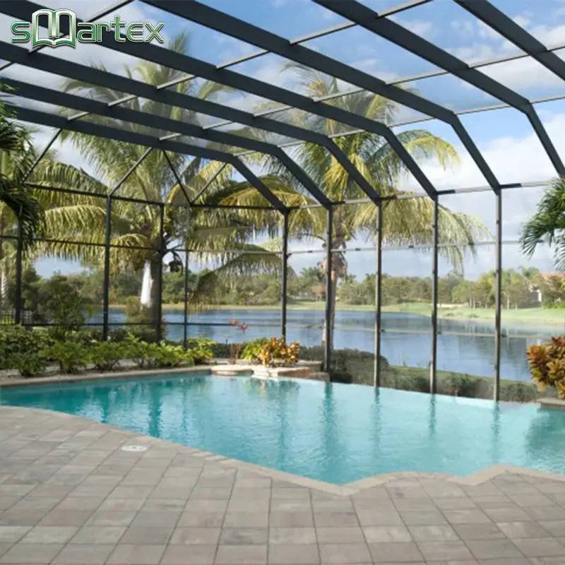 affordable glass pool enclosures|retractable pool enclosures|high type ...