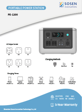 Specification | SOSEN
