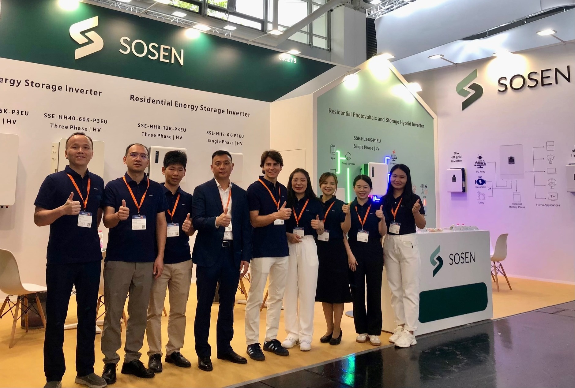 SOSEN unveils new image in Europe at Intersolar | Building a new ...