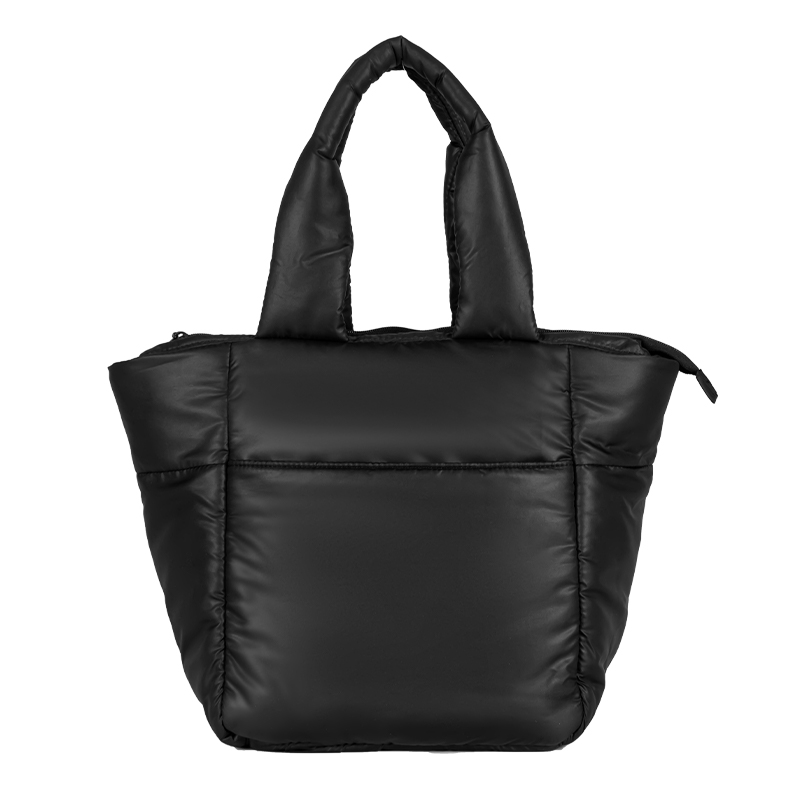 ITP-01657B Black Puff Tote