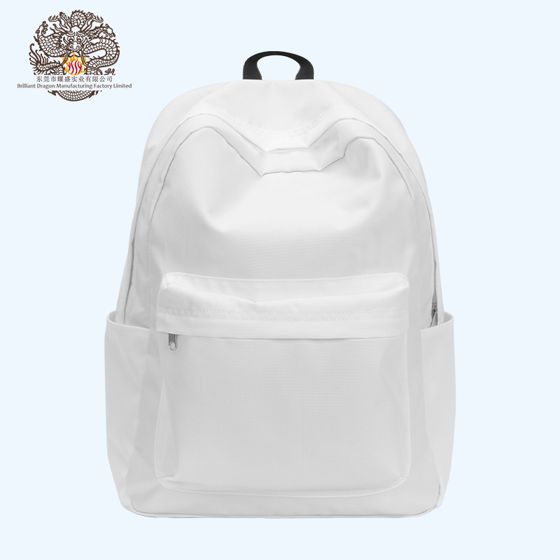 Professional Customize White Backpack Back to School Backpacks
