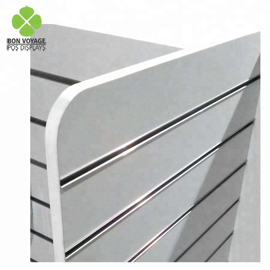 Custom Wooden Slat Wall Accessories Display Rack