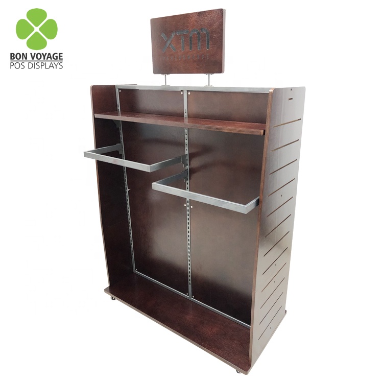 Retail Clothing Floor Stand Metal Shelf Display Fixture Showroom ...