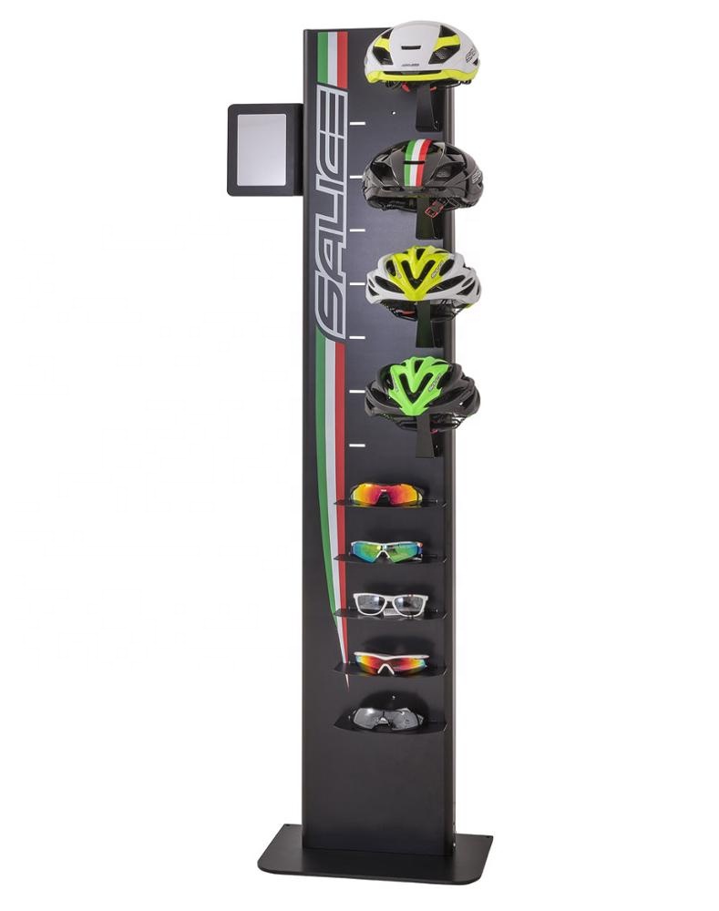 Motorcycle Helmet Display Rack Stand Floor Safety Helmet Metal Display Rack