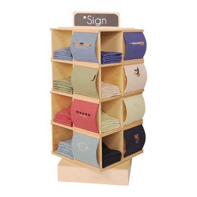 Custom Free Standing Metal Hanging Clothing Shop Display