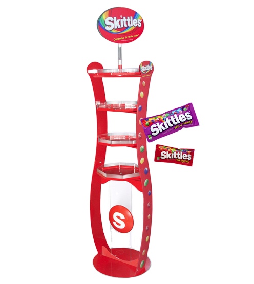 Custom Retail Pos Pop Up Metal Floor Standing Lollipop Chocolate ...