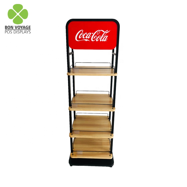 Metal Mesh Basket Shelf Bakery Removable Tiered Bread Wire Display Rack