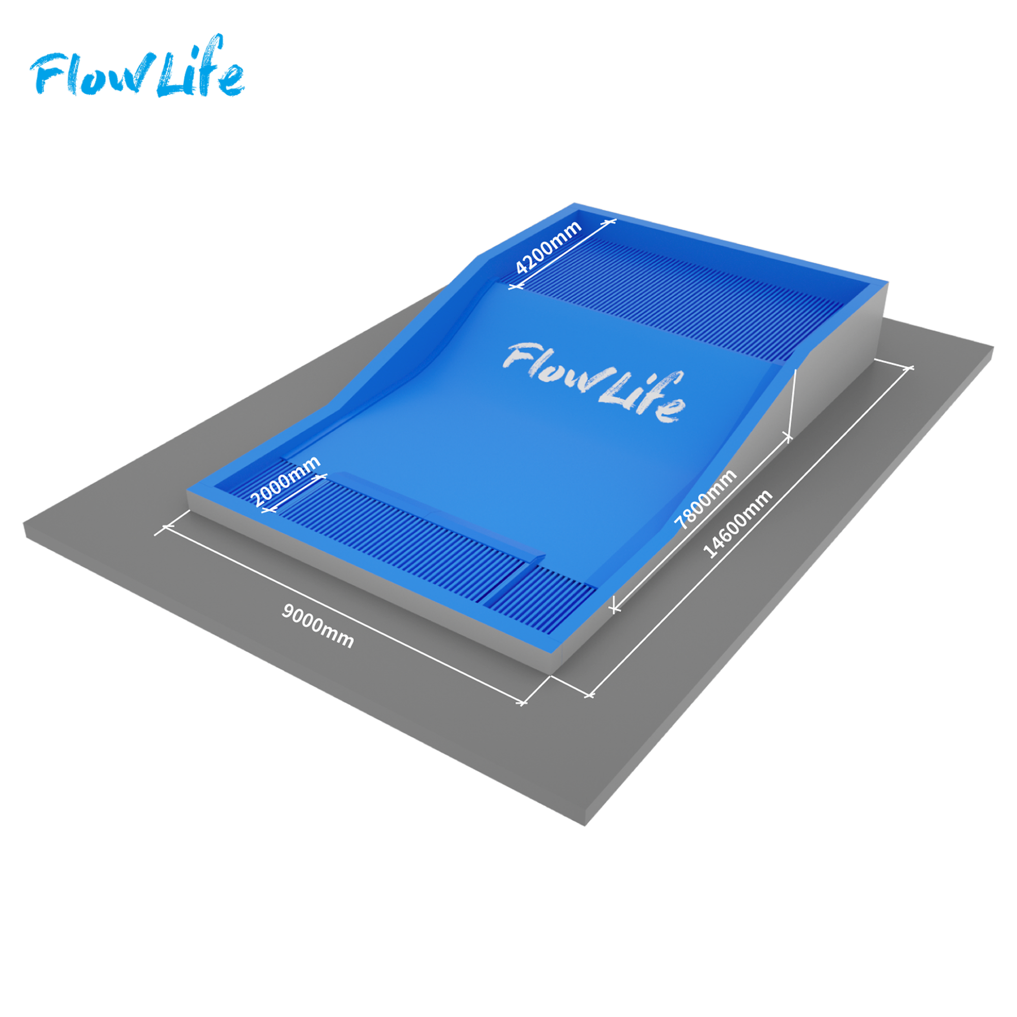 Flowlife Water Park Pool Slide Surf Simulator Flowrider