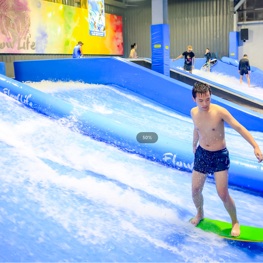 Flowlife Water Park Pool Slide Surf Simulator Flowrider