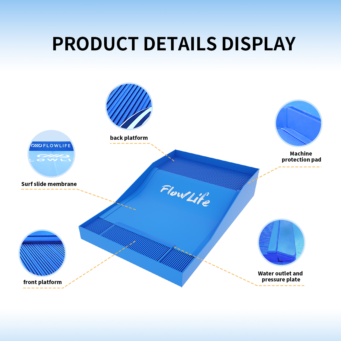 Flowlife Water Park Pool Slide Surf Simulator Flowrider