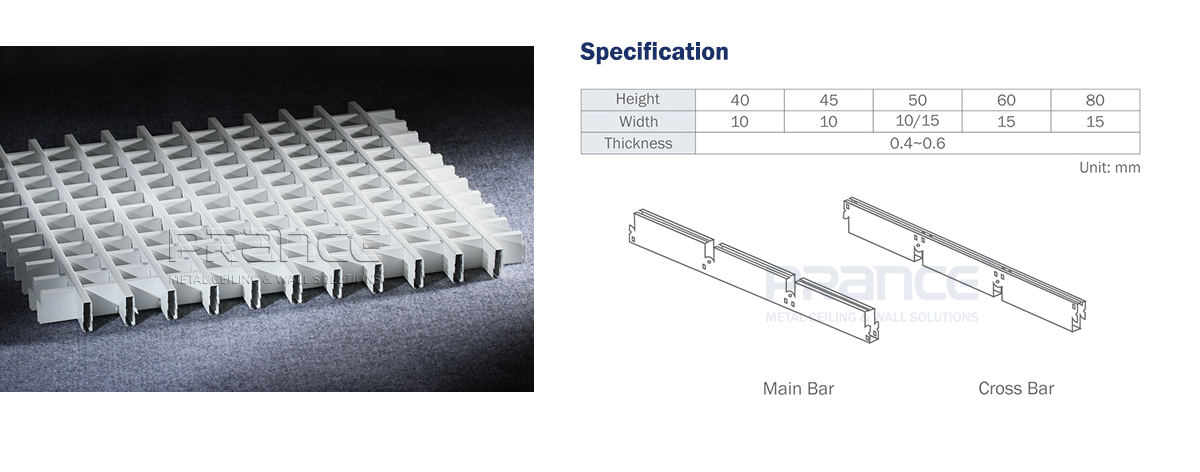 Grid Ceiling - PRANCE