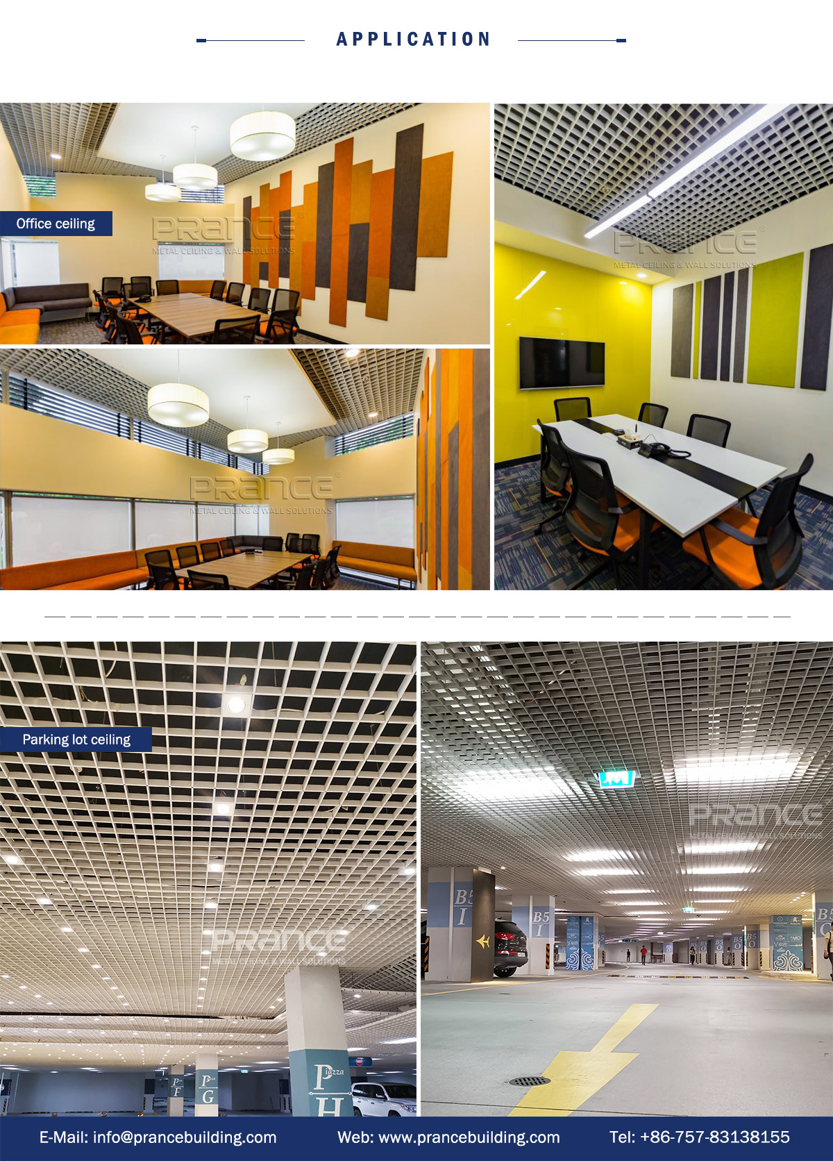 Grid Ceiling - PRANCE